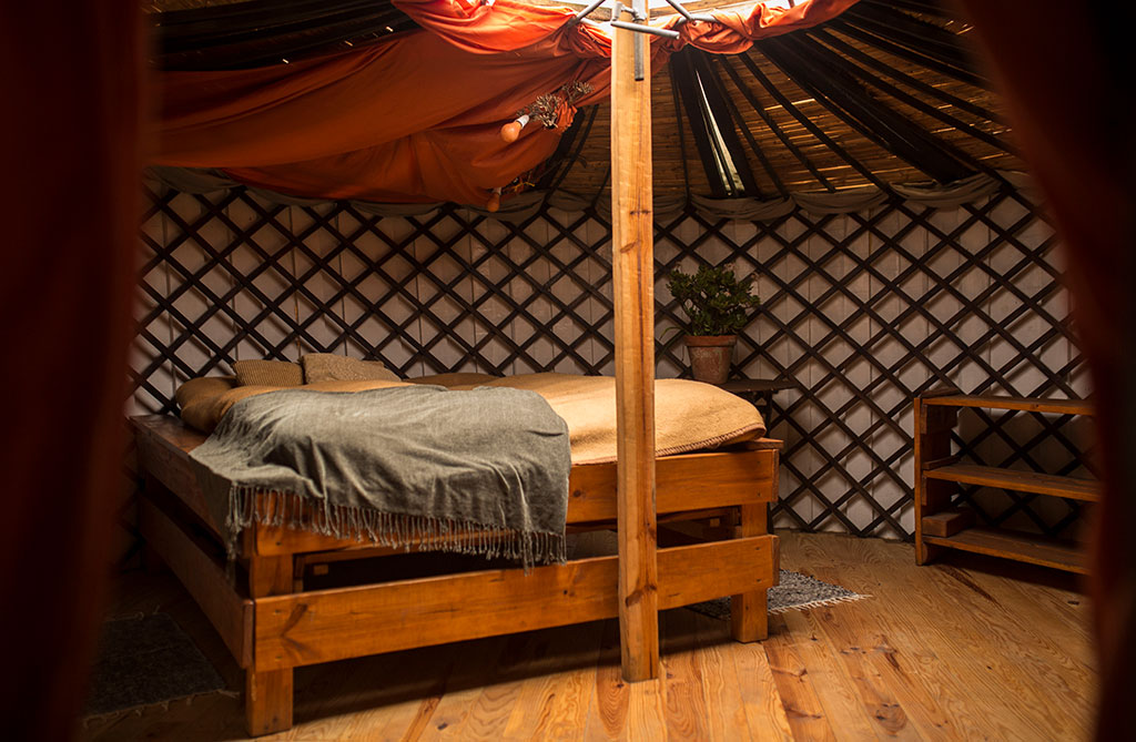 Familienurlaub in PORTUGAL - Wohnen in einer Jurte